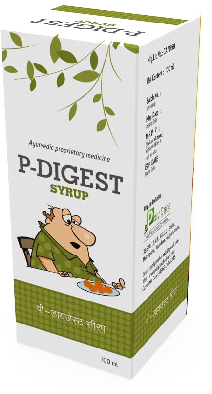 Buy POLY CARE P-Digest Syrup 200ml Online at Low Prices in India ...