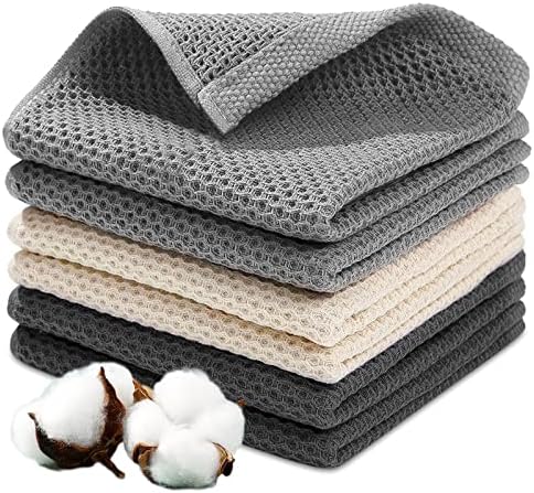 JOTOL Torchons de Cuisine en Microfibre,Très Absorbant Douces et ...