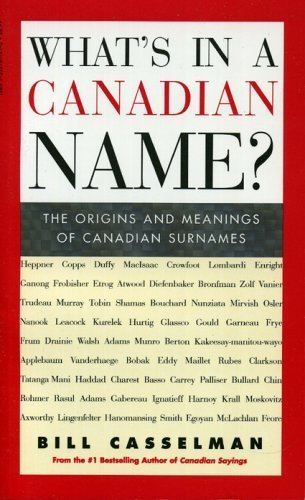 What's in a Canadian Name? by Bill Casselman (2000-05-01): Bill ...