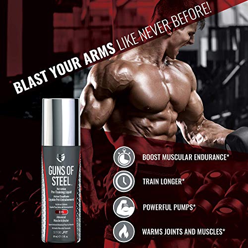 Snapklik.com : SteelFit Guns Of Steel - Topical Hot Action Workout ...