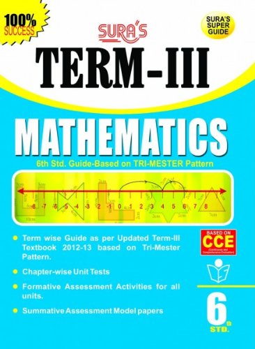 6th Std Mathematics TERM III Guide English Medium Tamilnadu State Board ...