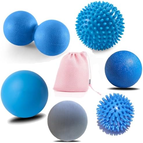 Amazon.com: 6-Piece Massage Ball Set for Myofascial Release, Deep Tissue & Trigger Point Therapy ...