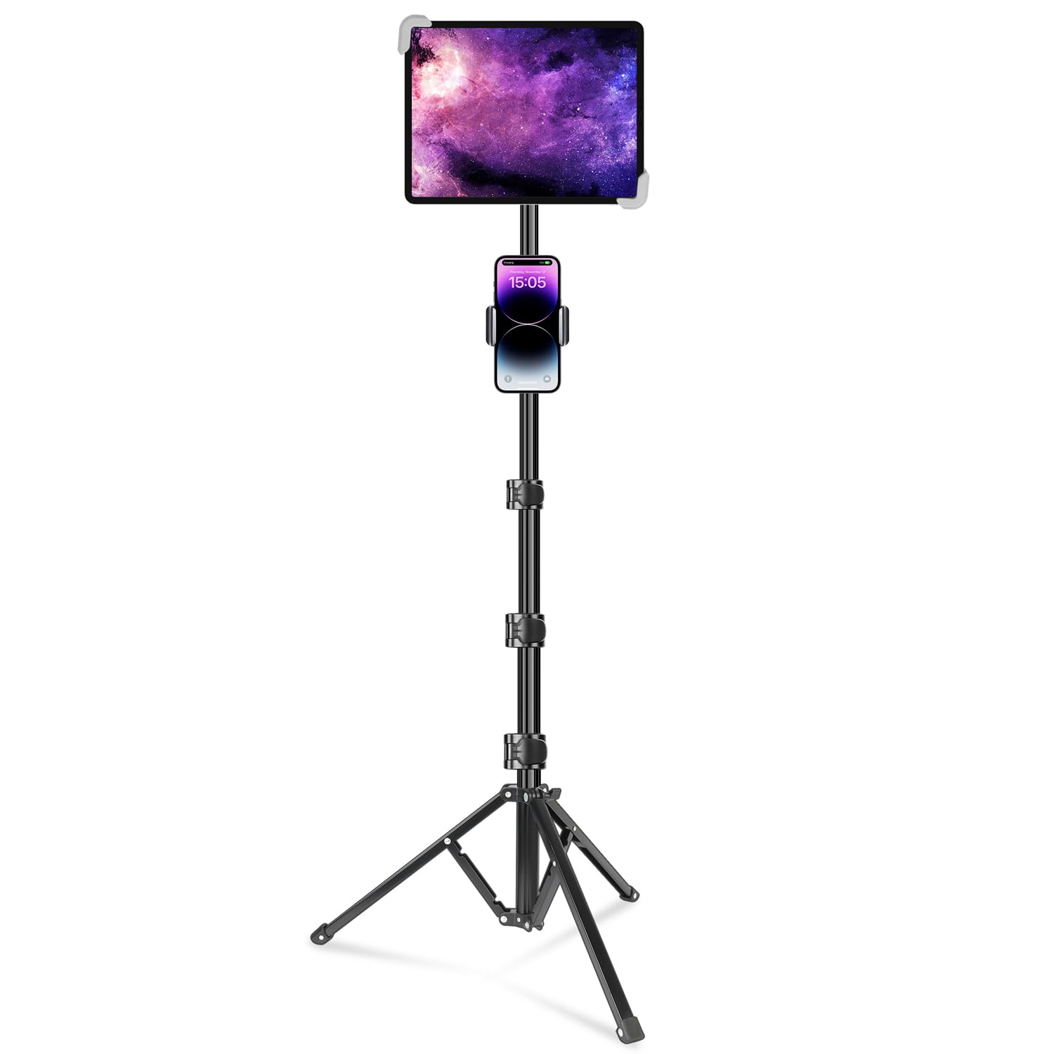 Amazon.com: elitehood Ipad Tripod Stand, 65 Inch Height Adjustable iPad ...