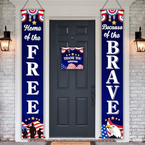 Amazon.com: American Flag Patriotic Decorations for Veterans Day ...