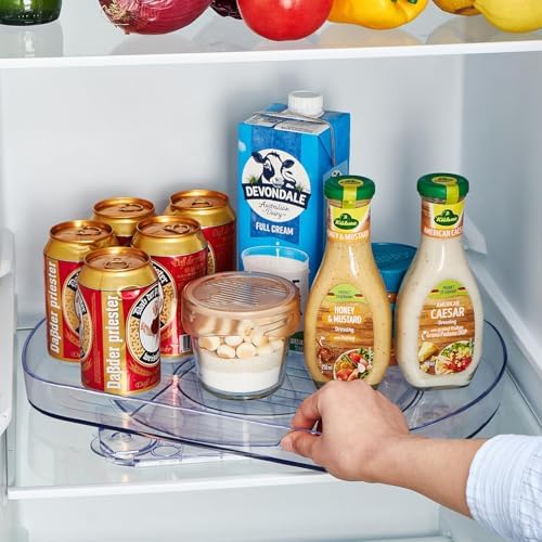 Amazon.com - LAMU Lazy Susan Organizer for Refrigerator 16.5''x11 ...
