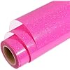 Amazon.com: WRAPXPERT Pink Glitter HTV Heat Transfer Vinyl Roll,Pink ...