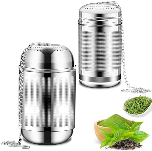 Amazon.com: Amaxiu Tea Infuser for Loose Tea, 2PCS 304 Stainless Steel ...