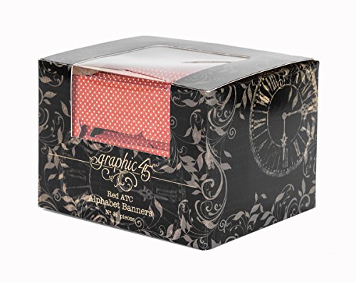 Graphic 45 Alphabet ATC Banner Red – BigaMart