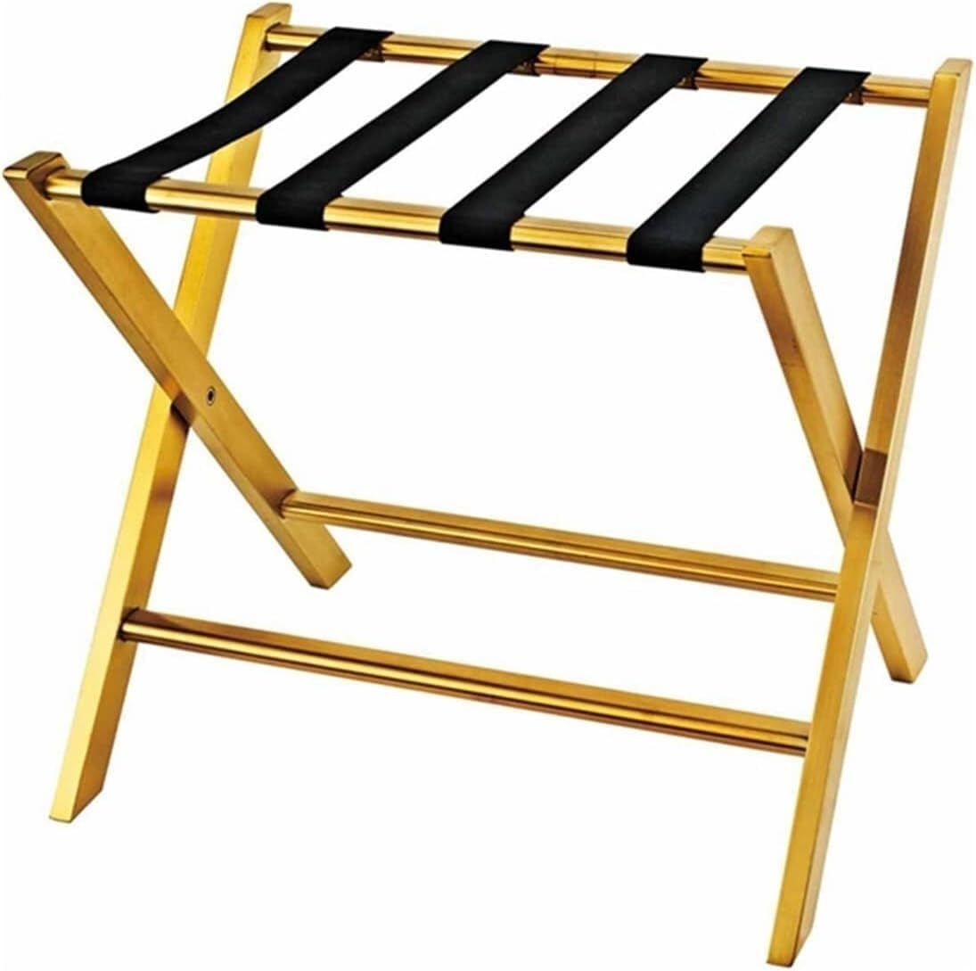 Amazon.com: Psmpeng Metal Luggage Rack - 60×46.5×53cm, Hotel Clothes ...