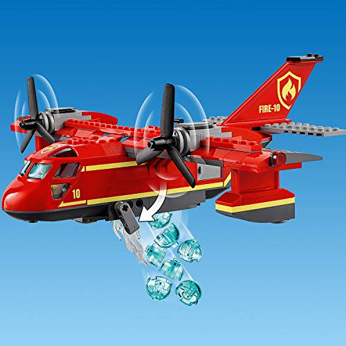 LEGO 60217 City Fire Fire Plane Toy Aeroplane Set with Buggy, 3 ...