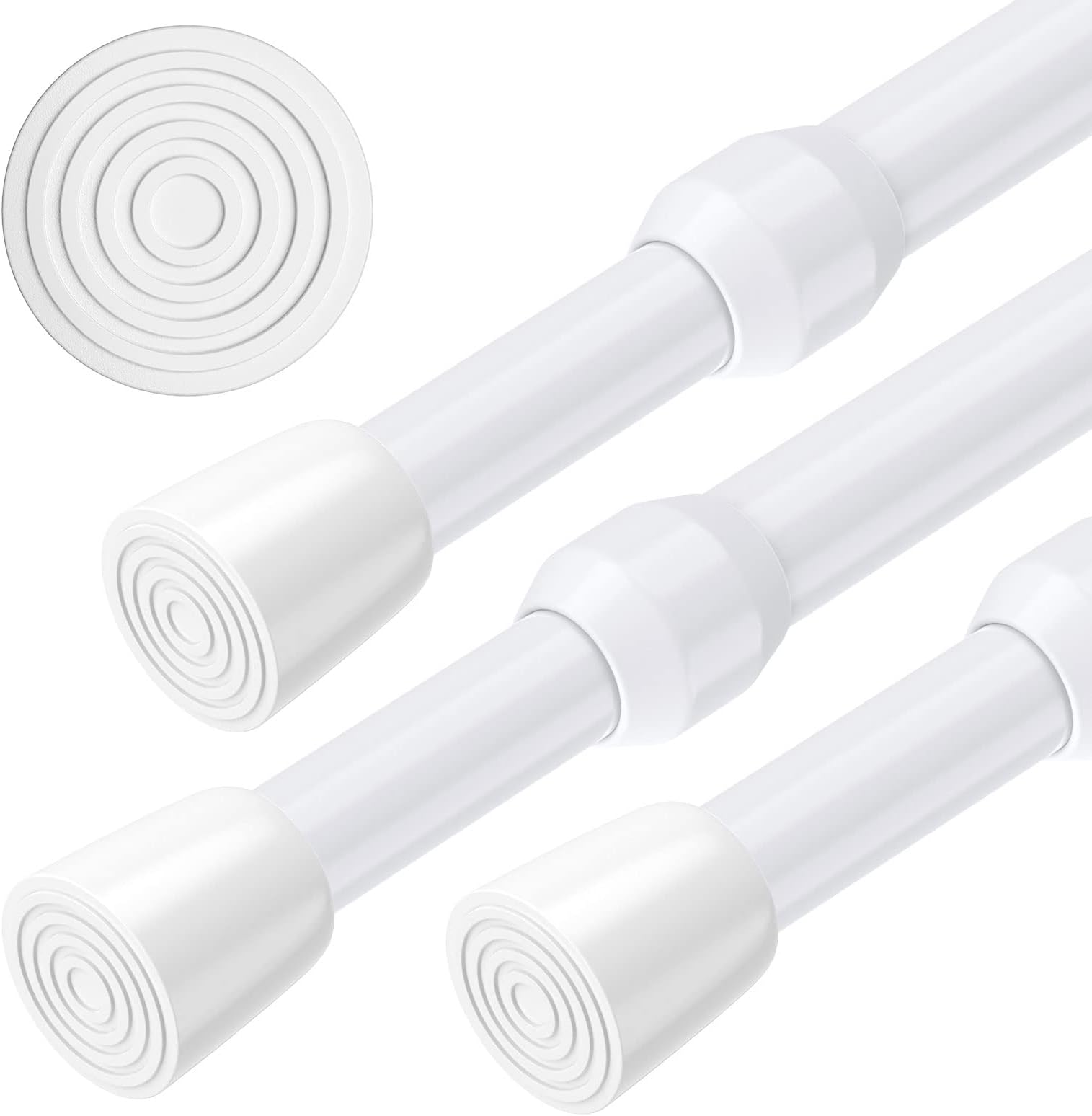 Amazon.com: DeElf 8 Pack Tension Rods 28 to 48 Inches, Adjustable ...