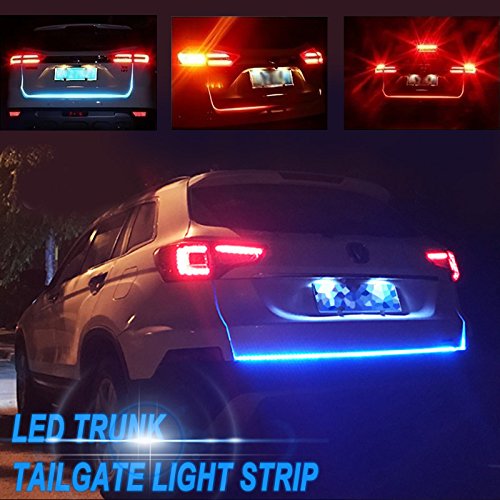 Cartnbuy CAR Tailgate LED Strip Light, Car Rear Tail Lights Streamer ...