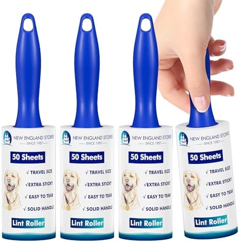 Amazon.com: PetLovers Mini Lint Rollers for Travel 4 Pack - Small Sized ...
