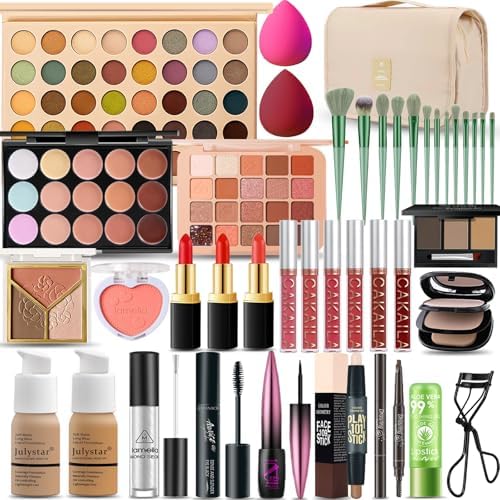 Amazon.com: Kit de maquillaje todo en uno para mujeres, kit completo de ...