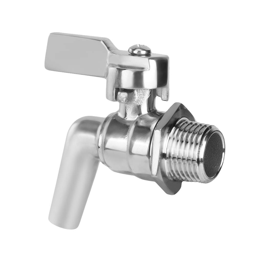 Amazon.com: Beer Faucet, 200PSI 1/2" Keg Faucet Tap, Stainless Steel ...