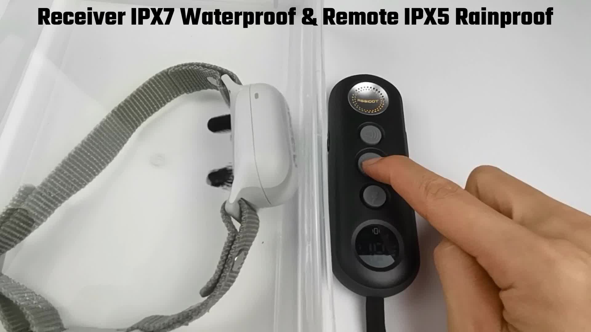 Watch IPX7 Receiver Waterproof & IPX5 Remote Rainproof on Amazon Live