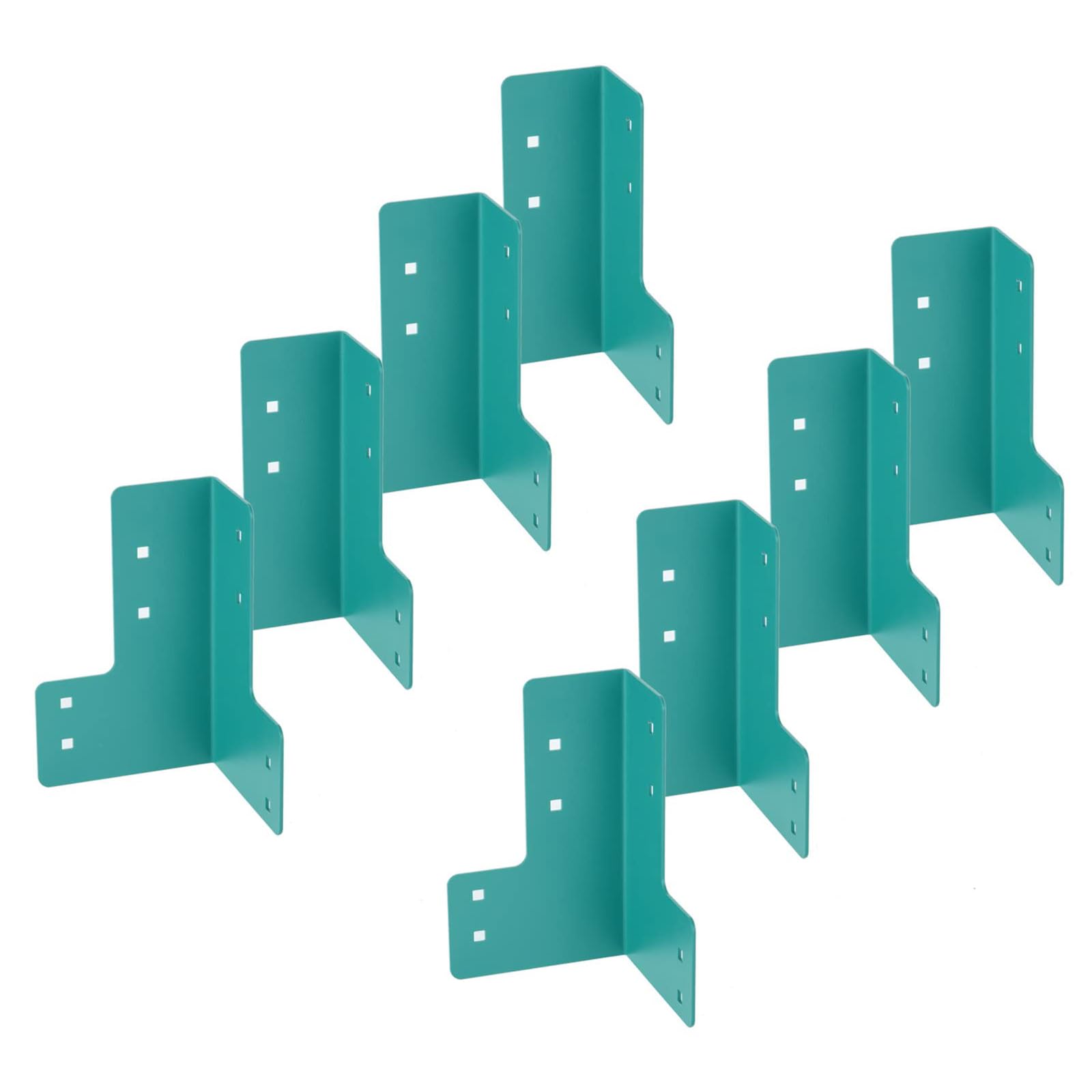 8PCS Workbench Brackets 3/16 inch Heavy Gauge Steel Table Corner ...