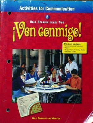 Amazon.com: Activities for Communication: Ven Conmigo, Level 2 (Spanish ...