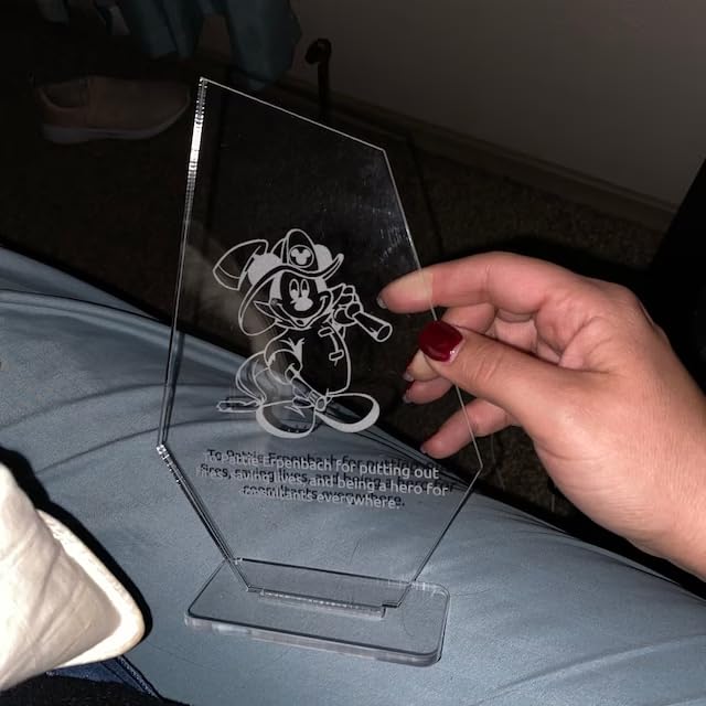 Custom Acrylic Award Plaque, Custom Award Plaque Employee Recognition ...