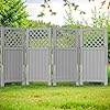 Amazon.com : Flamaker Outdoor Privacy Fence Screen Lattice Mesh Outside ...