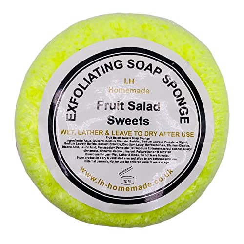 Exfoliating Soap Sponge - Soap Filled Sponge - LH HOMEMADE (Sauvage ...