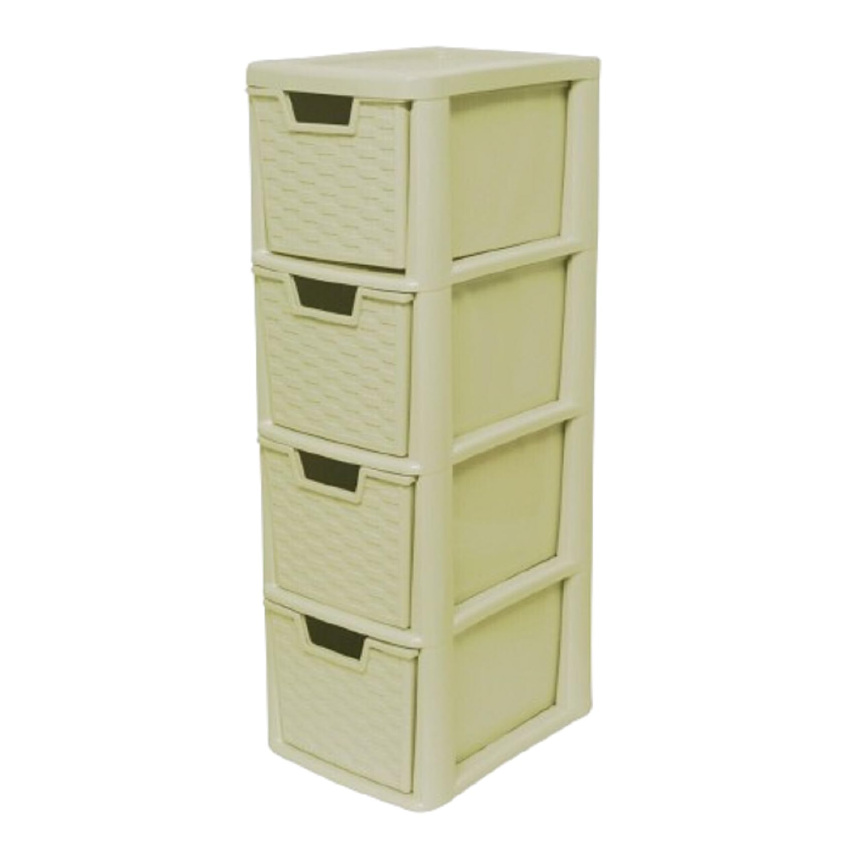 4 Drawer Tower Storage Unit A5 Medium Plastic Organizer Home Kitchen ...