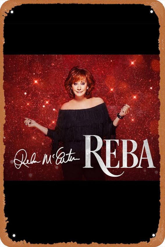 Amazon.com : Reba Tour with Signature Poster Retro Metal Tin Sign 8x12 ...