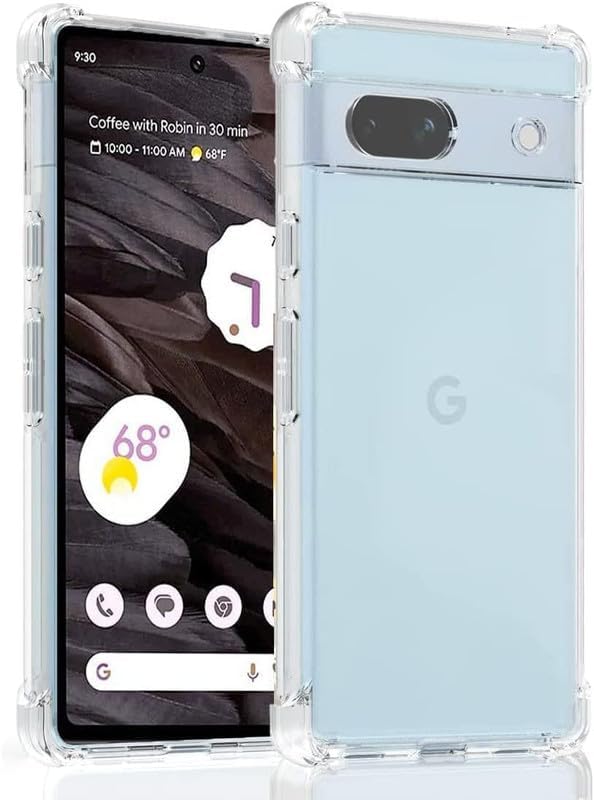 Case Creation for Google Pixel 8A Transparent Case,Dotted Finish Ultra ...