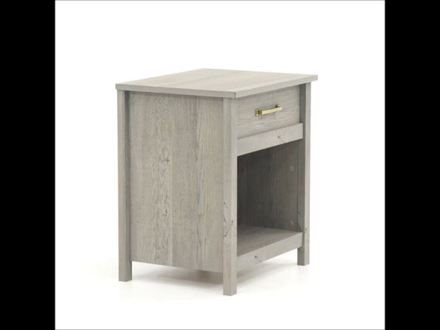 Watch Sauder Cannery Bridge Night Stand, L& 22.13" x W& 17.56" x H& 25. ...