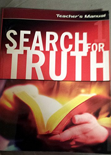 SEARCH FOR TRUTH #1 Home Bible Study Course. TEACHER'S MANUAL: World ...