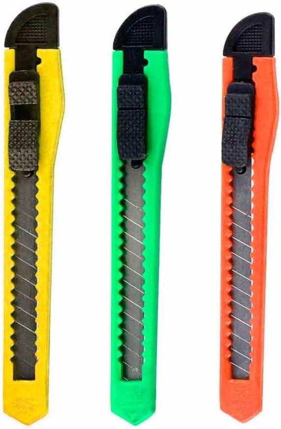 Eclet 1 Carton Cutter(9mm) Blade Snap Off Cutter Utility Knives ...