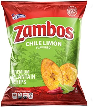 Amazon.com: Zambos Chile Limón Plátano Chips, 5.3 oz – Aperitivo ...