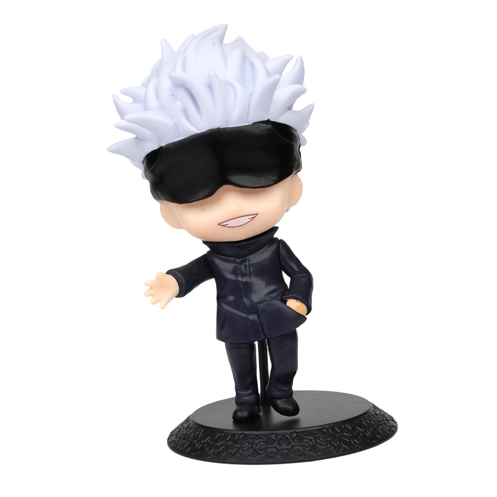 Buy Satoru Gojo Anime Action Figure Jujutsu Kaisen Chibi Figurine ...