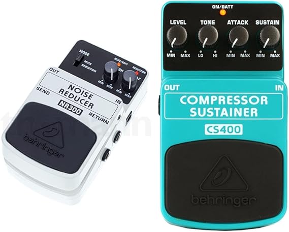 Amazon.com: Behringer Noise Reducer NR300 and Compressor/Sustainer ...