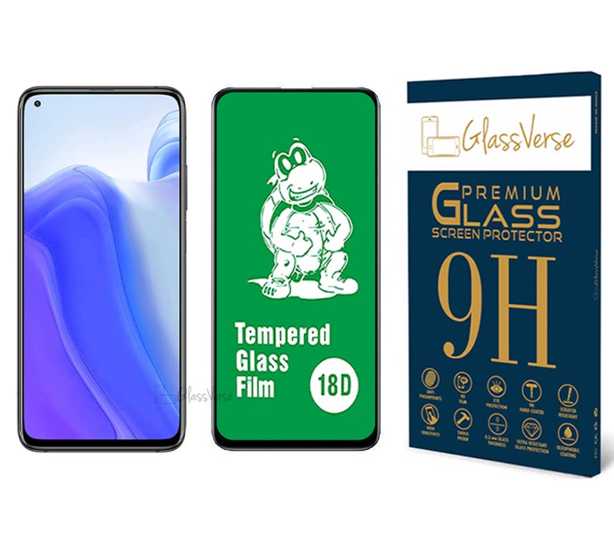 GlassVerse 18D Tempered Glass With Inbuilt Airbag Borders For Xiaomi Mi ...