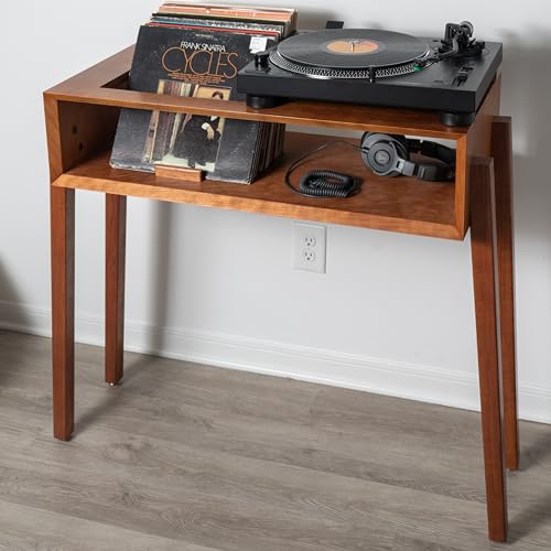 Amazon.com: Solid Cherry Record Player Stand - She's a Lady : Home ...