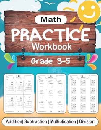 Math Practice Workbook Addition| Subtraction | Multiplication | and ...