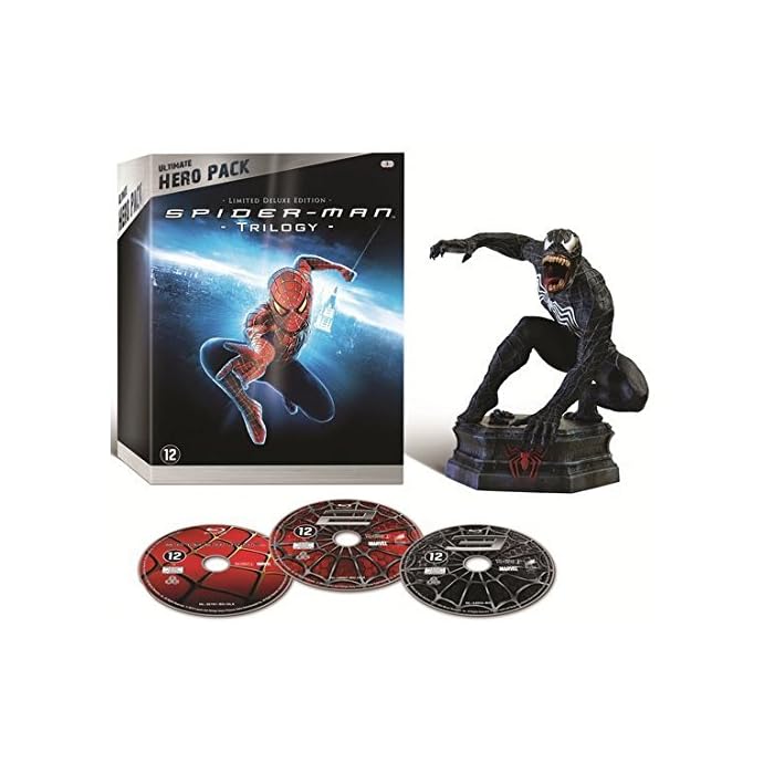 Buy Spider-Man Trilogy (Ultimate Hero Pack) - 3-Disc Box Set & Venom ...