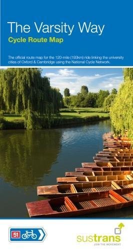 The Varsity Way Cycle Route Map: NCN 51 Oxford to Cambridge: Amazon.co ...