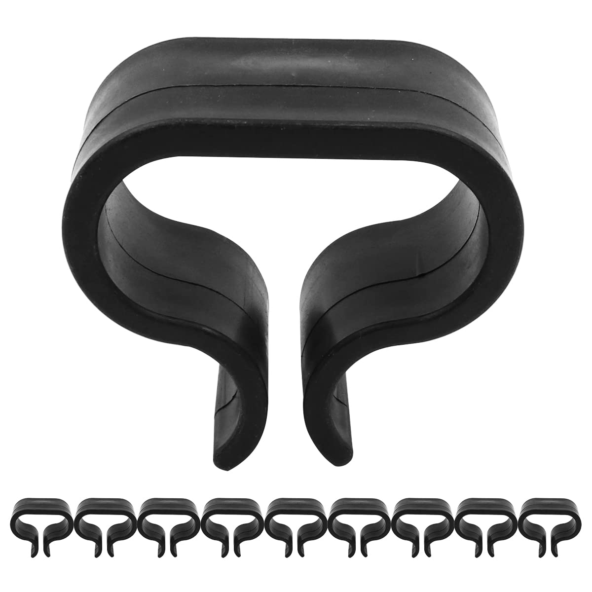 WANGCL 10 Pieces Non-slip Patio Furniture Clips Black Alignment Clips ...