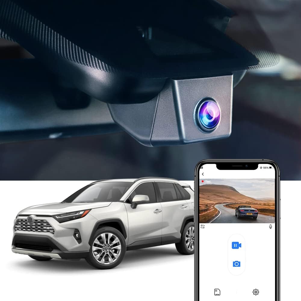 Fitcamx 4K Dash Cam Suitable for 2022 Toyota RAV4 LE XLE Limited XSE ...