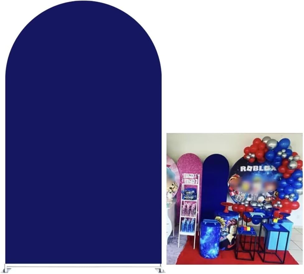 Amazon.com : Iydamc Royal Blue Arch Backdrop Cover for Birthday Party ...