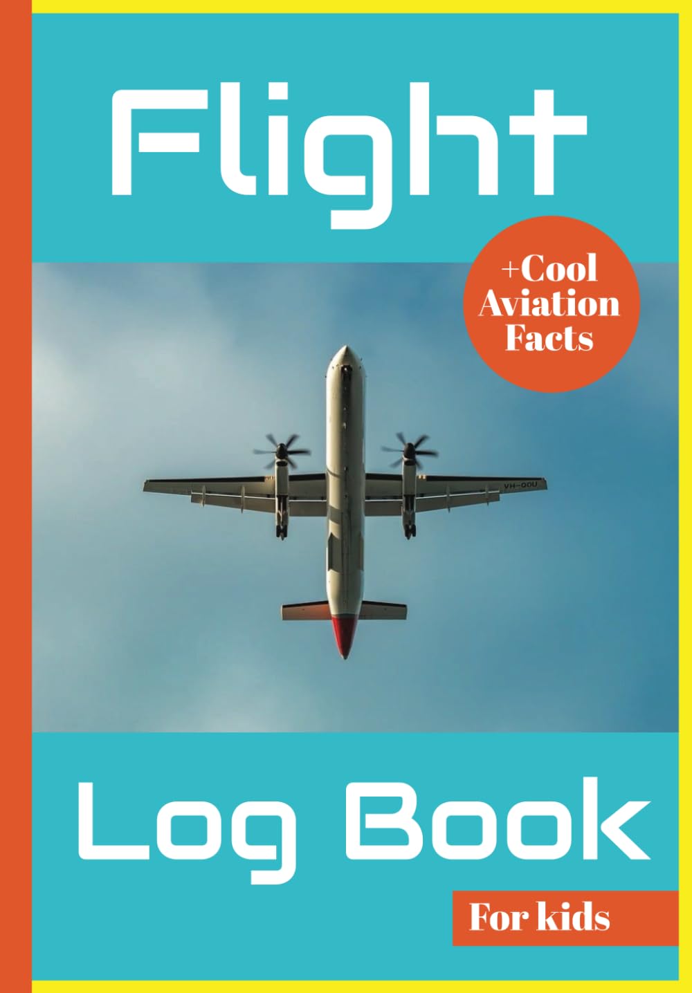 Flight Log Book for kids or teens with Aviation Facts, Notes, Crew ...