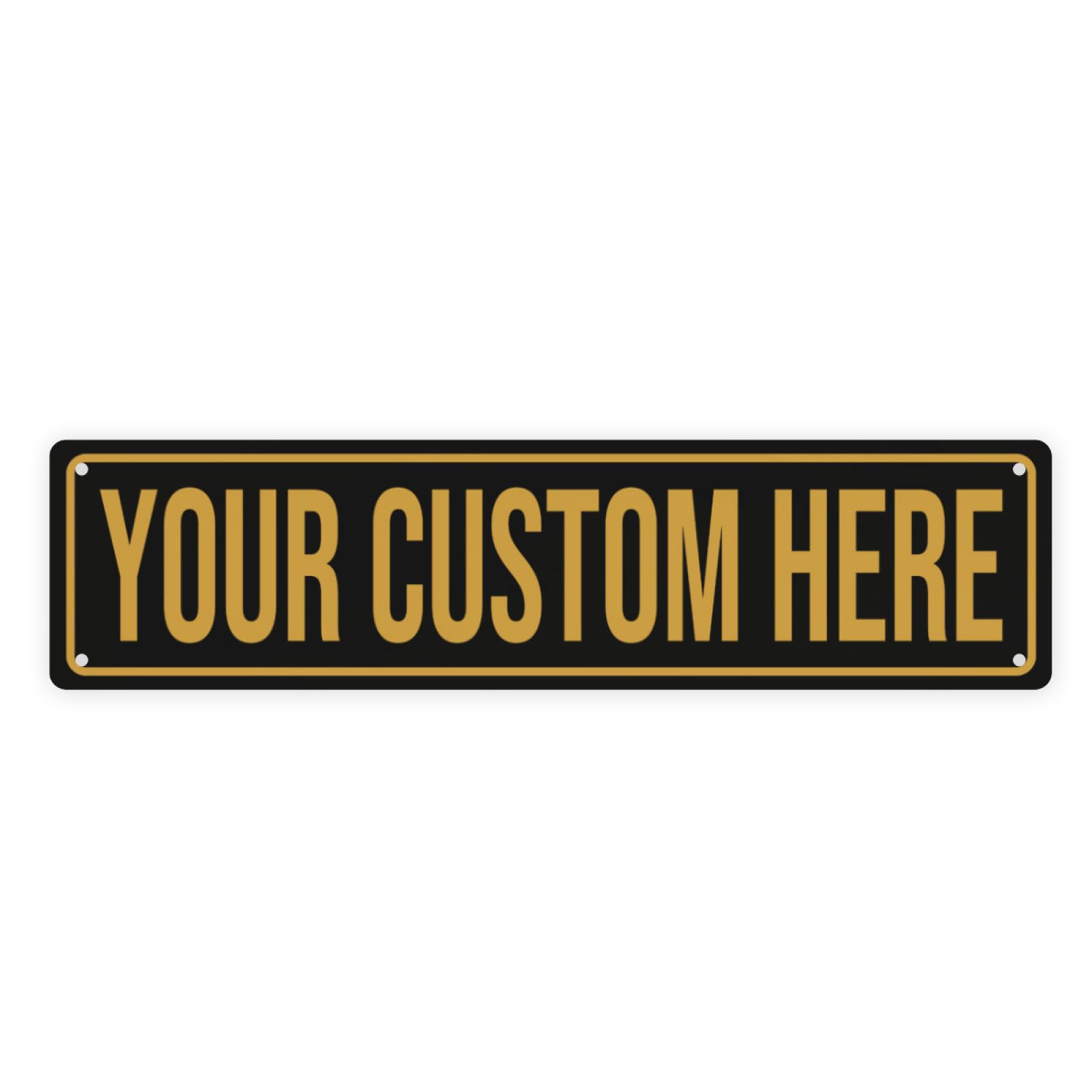 Amazon.com : Custom Street Signs - Custom Signs Outdoor Metal Sign ...