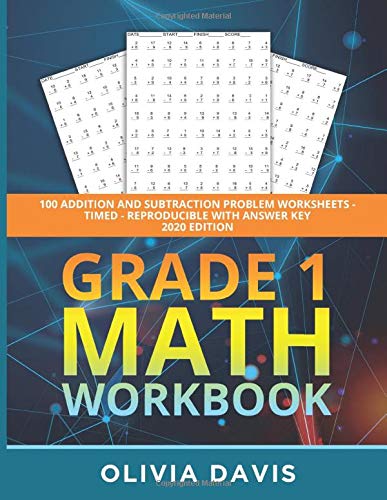 Buy Grade 1 Math Workbook: 100 Addition and Subtraction Problem ...