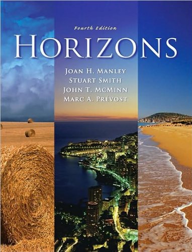 Horizons (text only) 4th (Fourth) edition by J. H. Manley,S. Smith,J. T ...