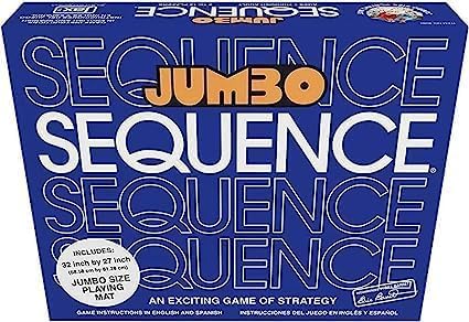 Buy FlairFInds Jumbo Sequence Board Game, Strategic Board Game for Kids ...
