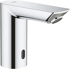 GROHE Bau Cosmopolitan E - Infrared Sensor Touchless Basin Mixer Tap ...