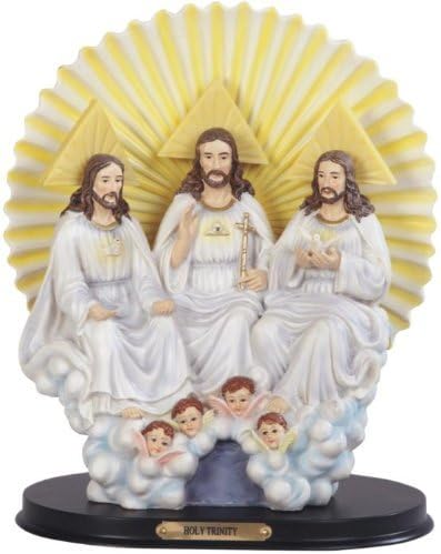 Amazon.com: 10.5" Statue Holy Trinity Father Son Holy Spirit Angel ...