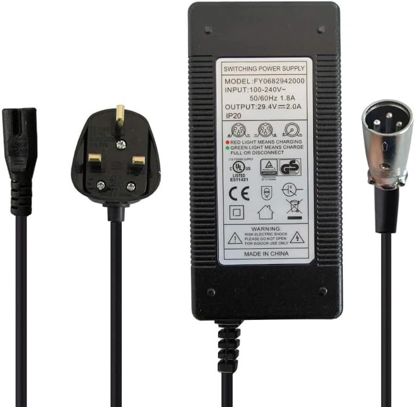 aunstarwei Mobility Lithium Battery Charger, 29.4V 24V 2A Quality ...